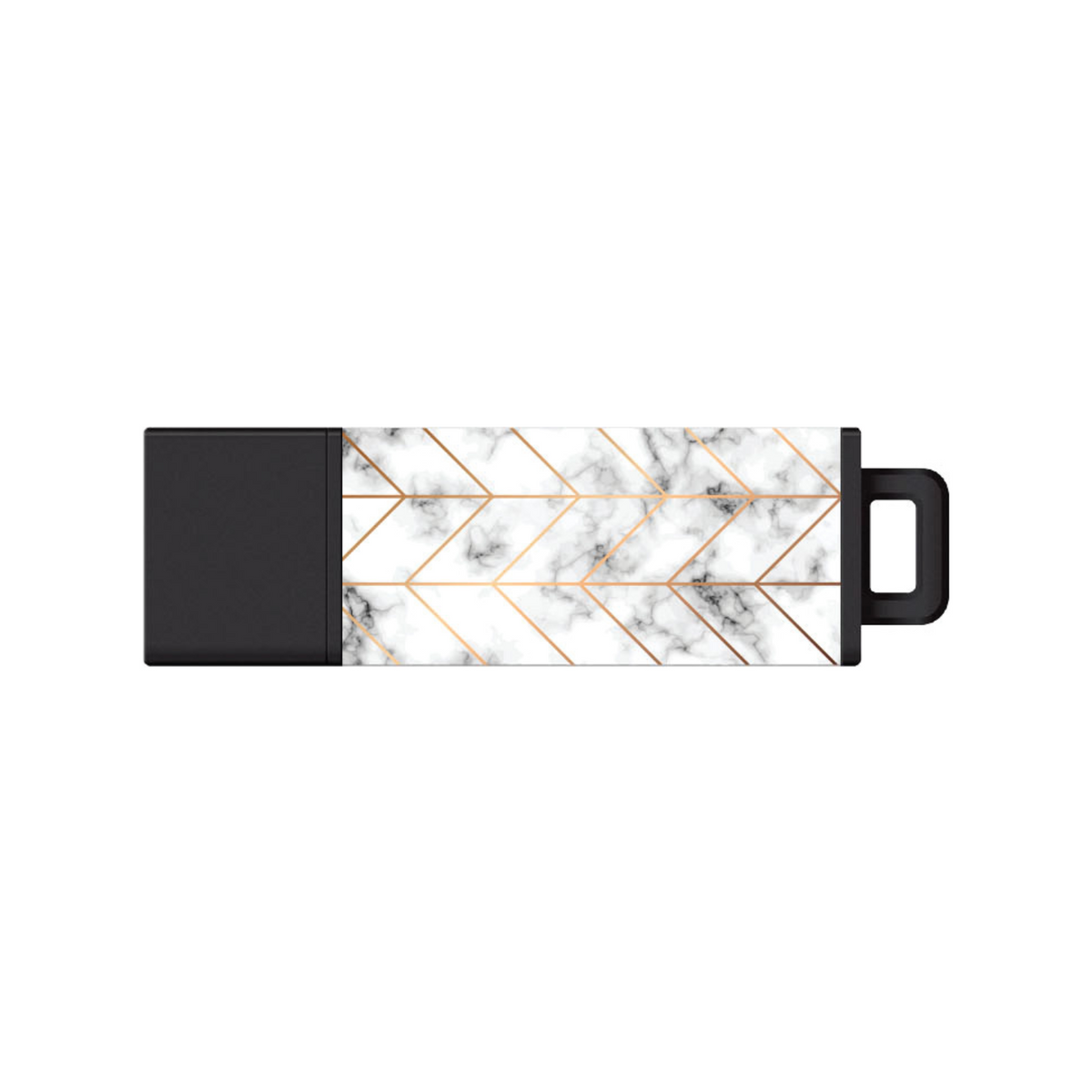 Metallic Arrow Marble Gold USB Flash Drive | OTM Essentials