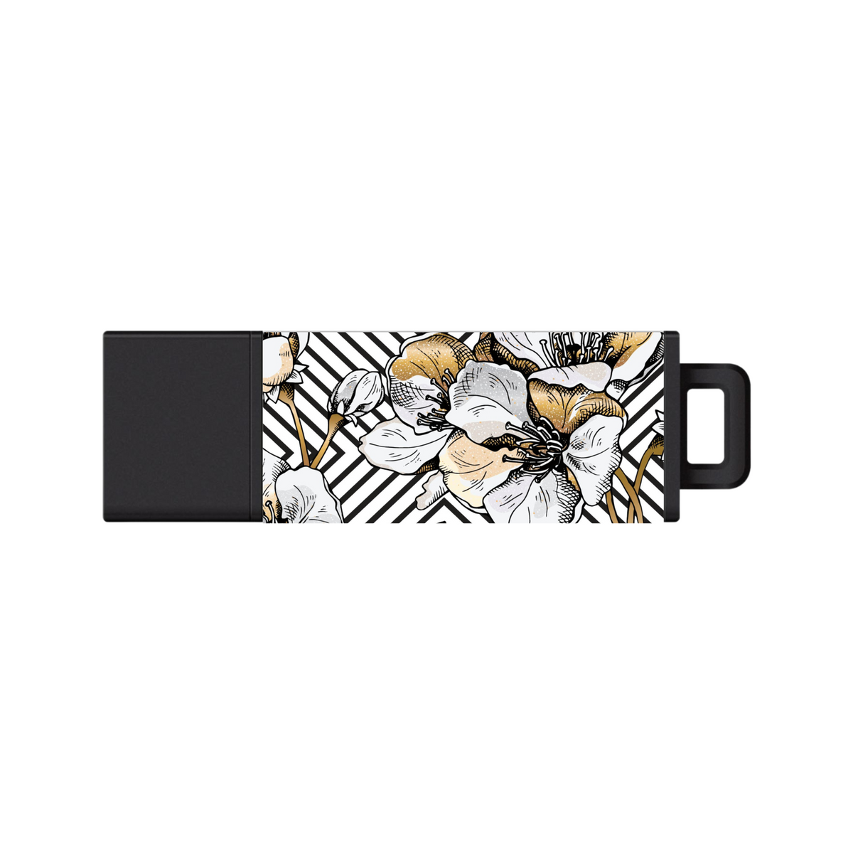 Cherry Blossoms Gold, USB Flash Drive | OTM Essentials